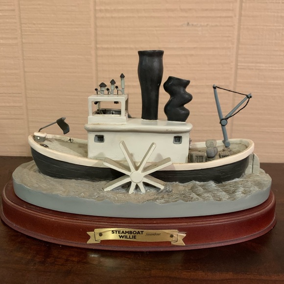 Disney | Accents | Authentic Mickeys 7th Birthday Steamboat Willie ...